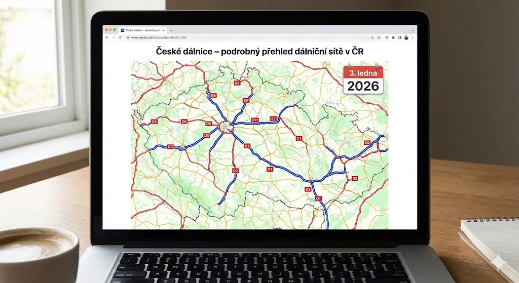 České dálnice – podrobný přehled dálniční sítě v ČR